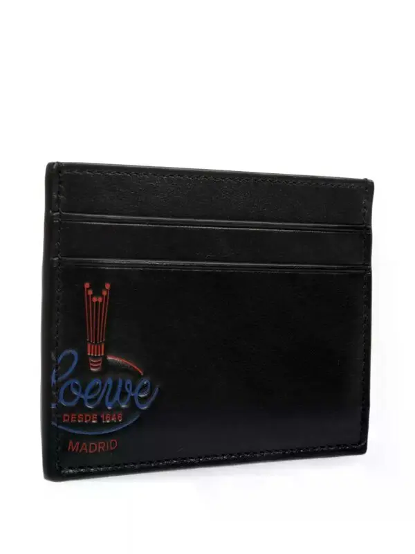 Loewe Logo-print Leather Card Holder