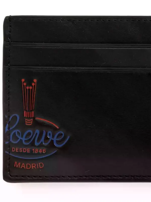 Loewe Logo-print Leather Card Holder