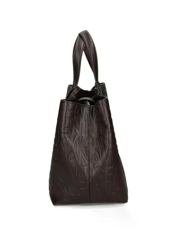 Armani Exchange Logo-embossed Tote Bag