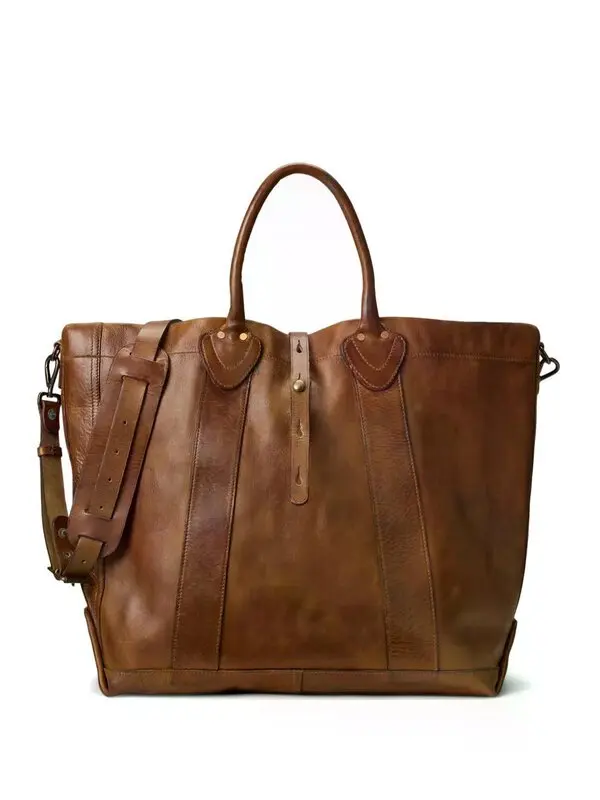 Ralph Lauren Strap Leather Tote Bag