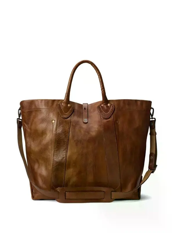 Ralph Lauren Strap Leather Tote Bag