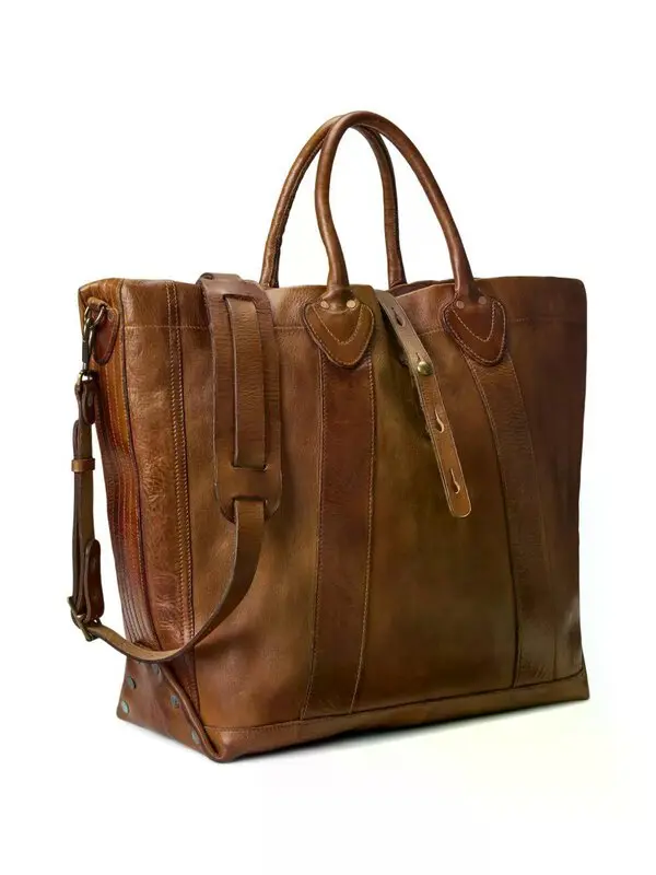Ralph Lauren Strap Leather Tote Bag
