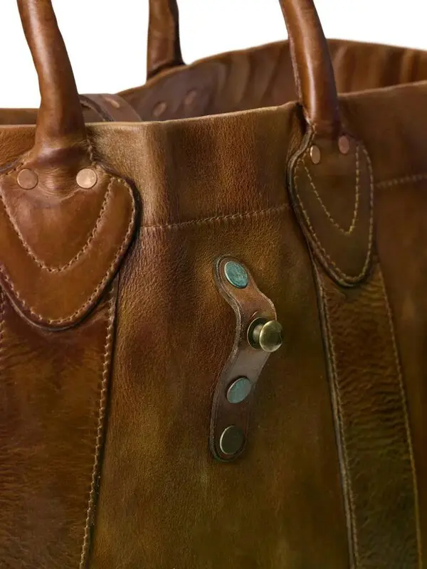 Ralph Lauren Strap Leather Tote Bag