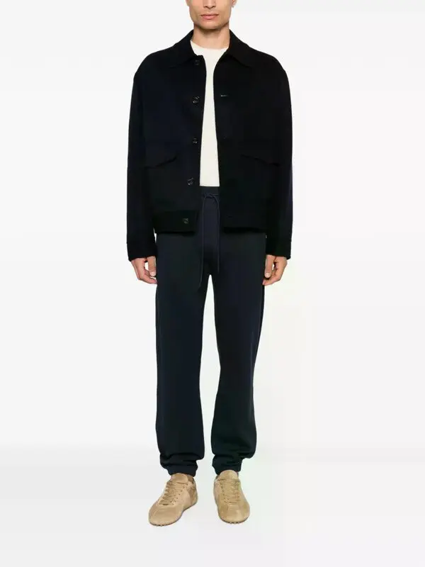 LARDINI Button-up Pocket-detail Shirt Jacket