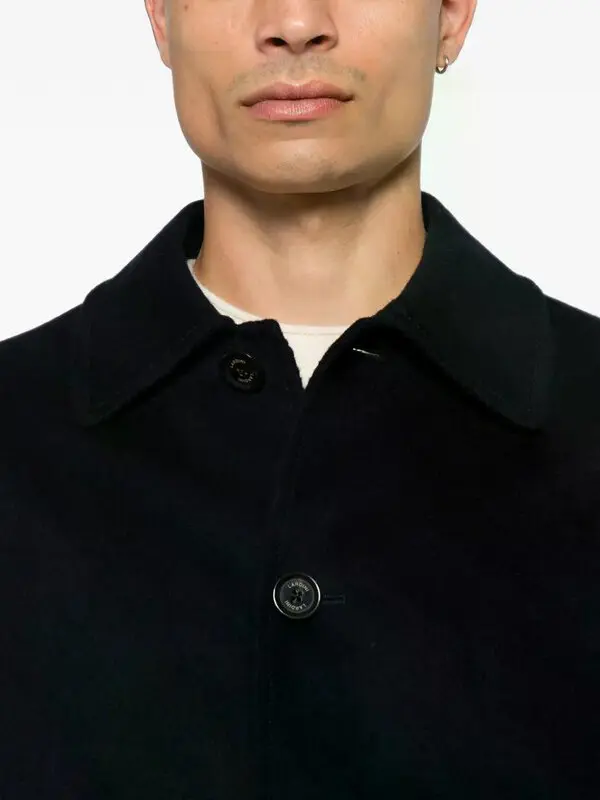 LARDINI Button-up Pocket-detail Shirt Jacket