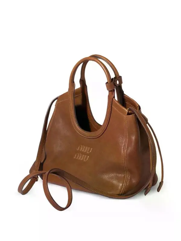 Miu Miu Ivy Nappa Leather Tote Bag
