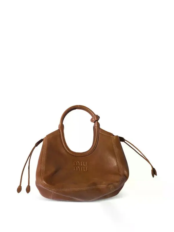 Miu Miu Ivy Nappa Leather Tote Bag