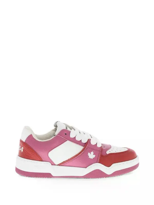Dsquared2 Leather Panelled Sneakers - Pink