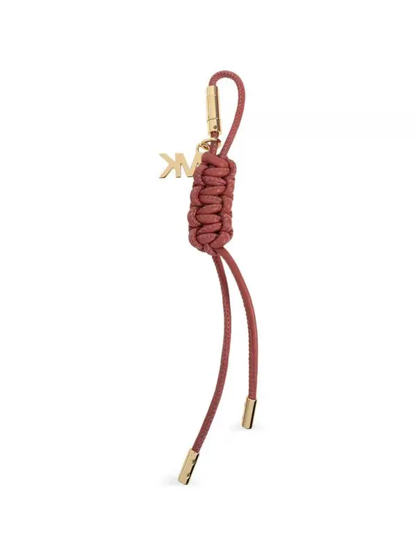 Michael Kors Braided Mk-logo Keyring