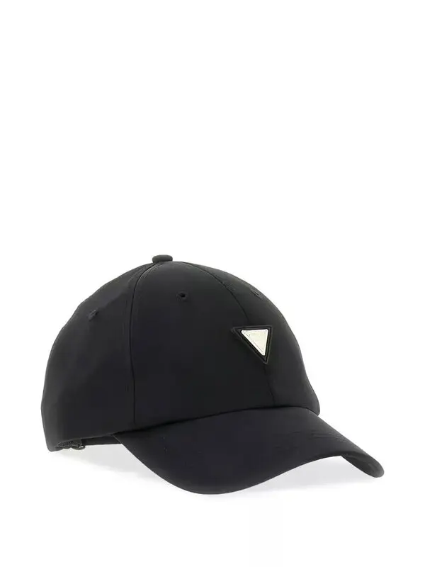 Guess Logo-plaque Baseball Cap - Black