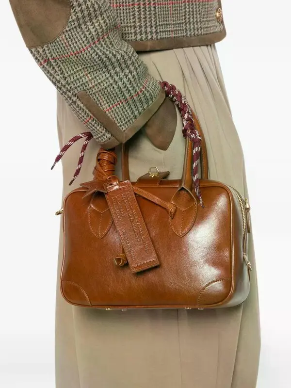 GOLDEN GOOSE Star-tag Leather Tote Bag