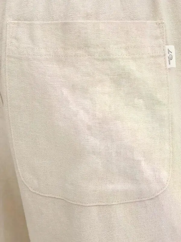 LES DEUX Elasticated-waistband Straight-leg Trousers