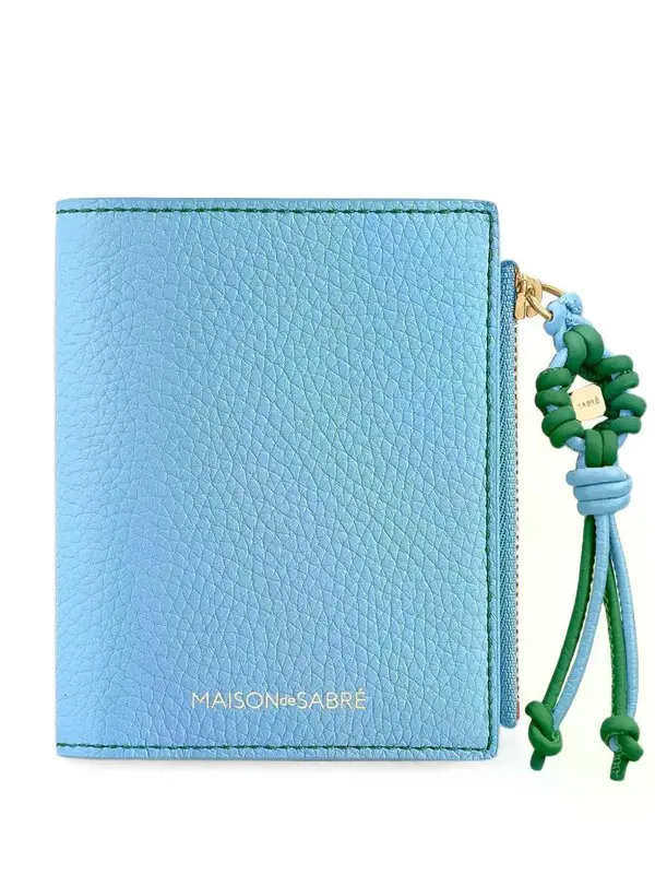 MAISON DE SABRE Bifold Leather Wallet - Blue