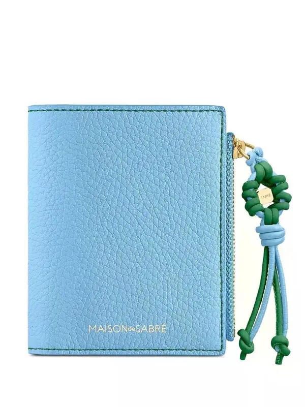 MAISON DE SABRE Bifold Leather Wallet - Blue