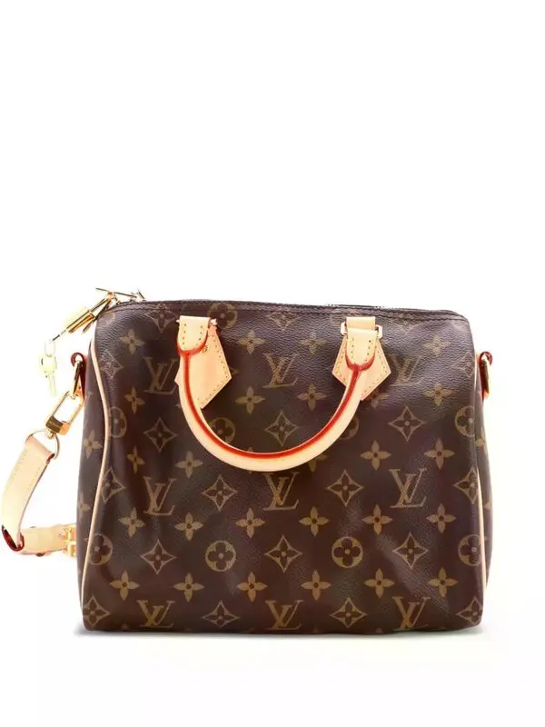 LOUIS VUITTON Speedy Bandouliere 25 Monogram Satchel - Brown