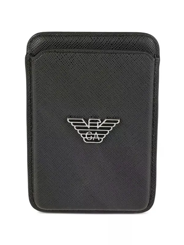 Emporio Armani Logo-plaque Textured Cardholder