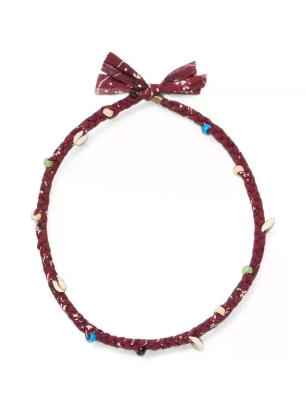 Alanui Bandana Necklace - Red