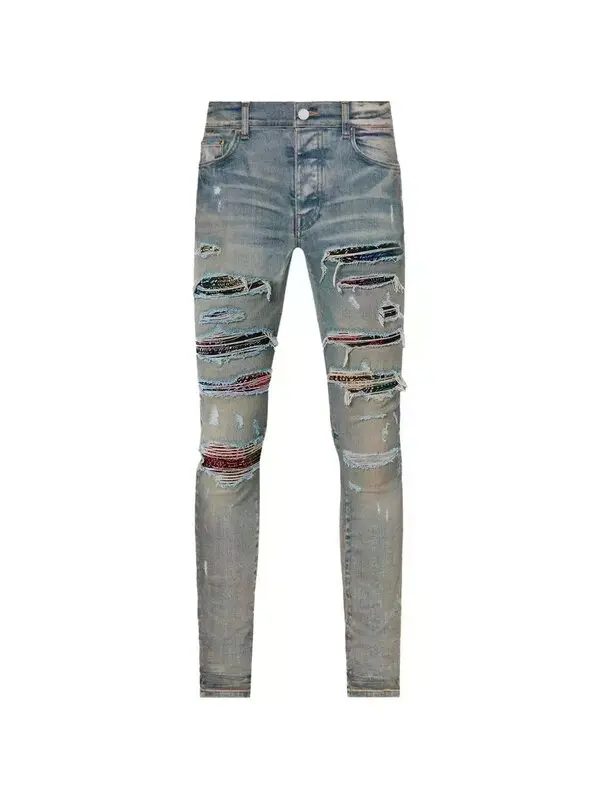 Amiri Thrasher Paisley-patch Jeans