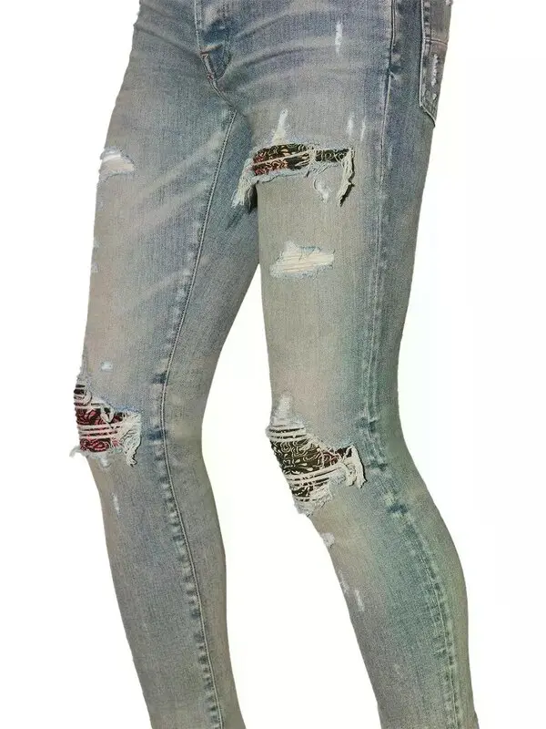 Amiri Thrasher Paisley-patch Jeans