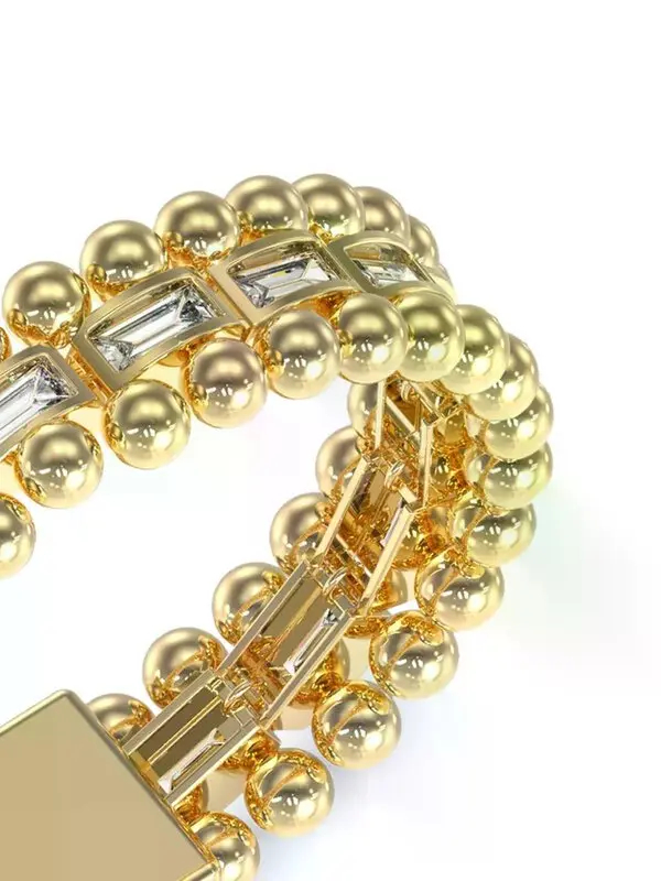 Guess Globes Baguette-cut Bracelet