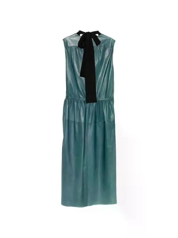 Prada Lambskin Sleeveless Dress