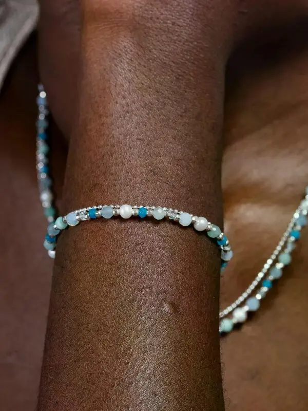 DOWER & HALL Serenity Orissa Beaded Bracelet