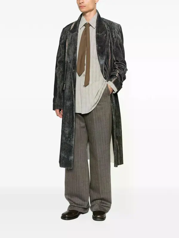 KANG Faded Corduroy-effect Coat