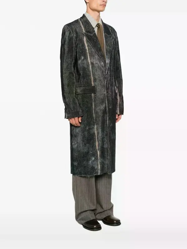 KANG Faded Corduroy-effect Coat