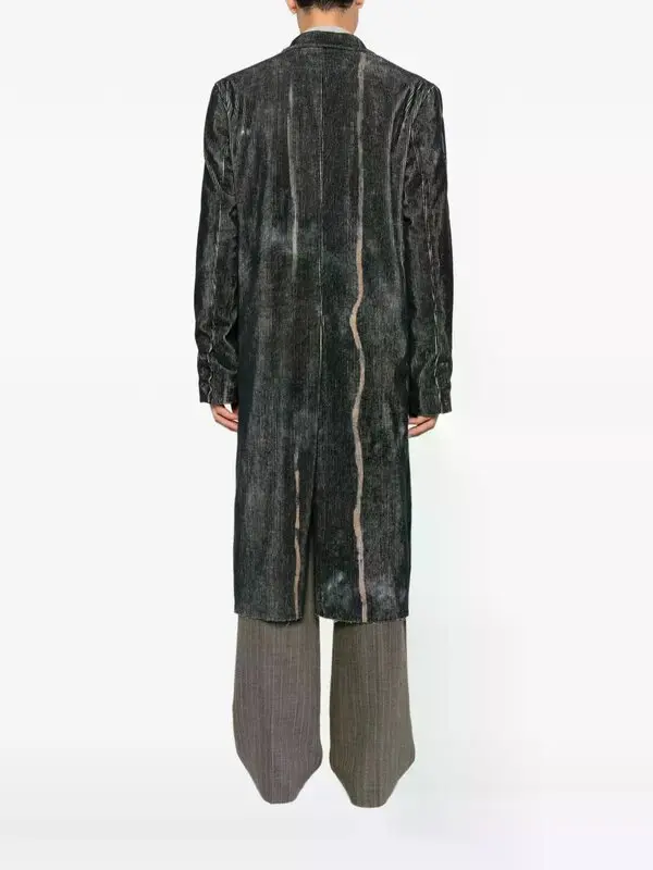 KANG Faded Corduroy-effect Coat