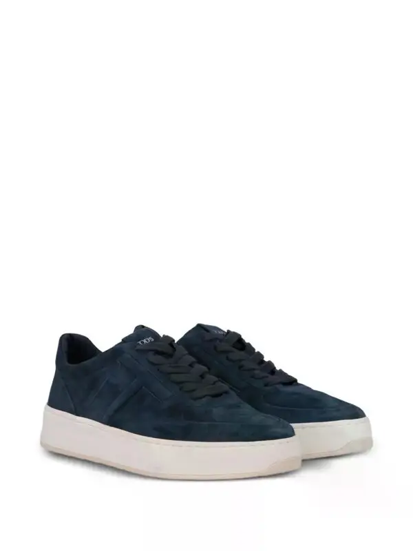 TOD'S T-logo Suede Sneakers