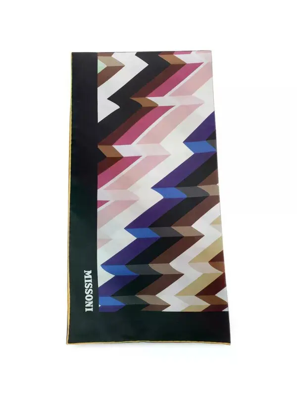 Missoni Zigzag-print Scarf - Black