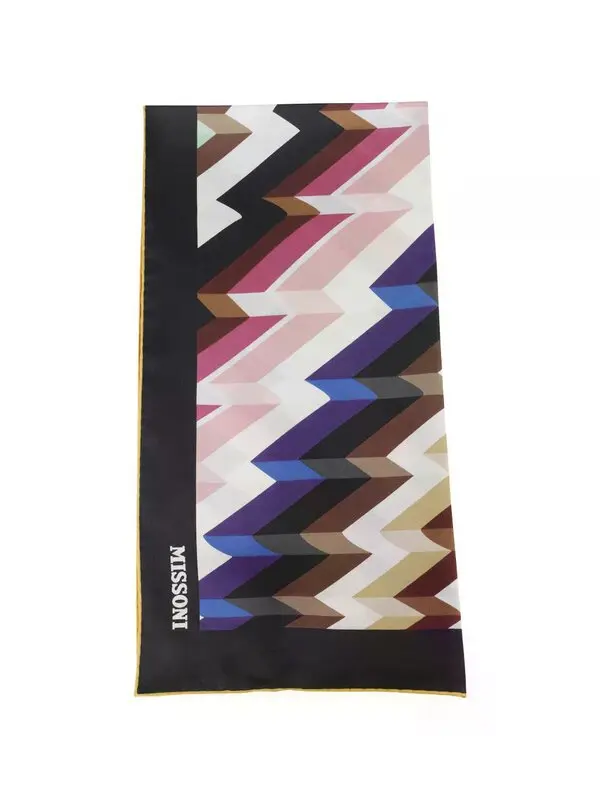 Missoni Zigzag-print Scarf - Black