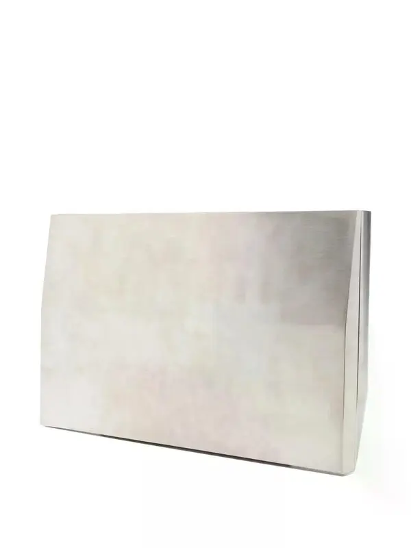 Rick Owens Sculptural Brushed-finish Clutch Bag