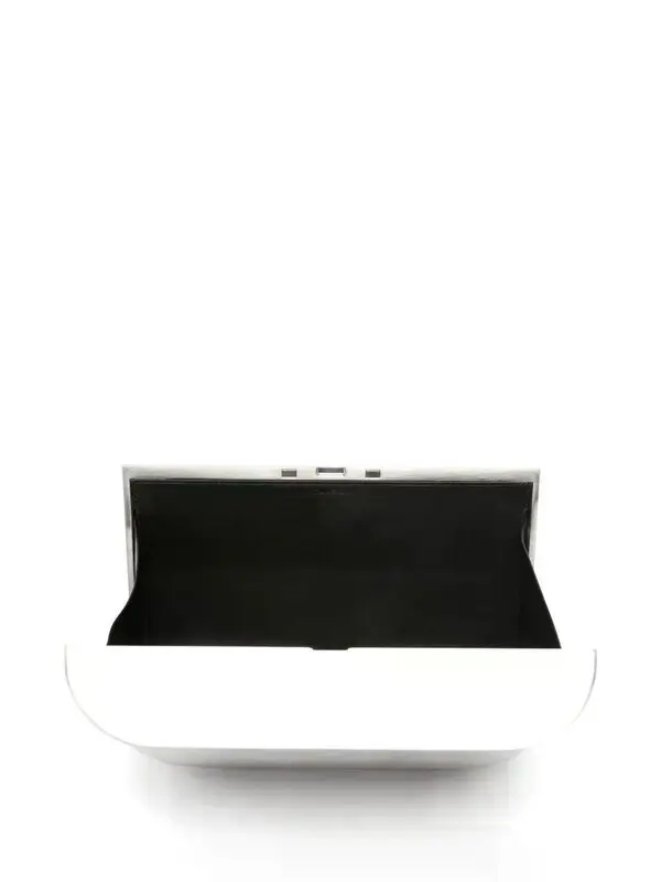 Rick Owens Sculptural Brushed-finish Clutch Bag