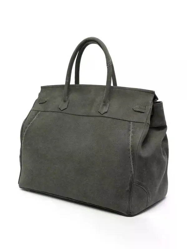 ANOTHER CHANCE Belted-detail Logo-patch Tote Bag