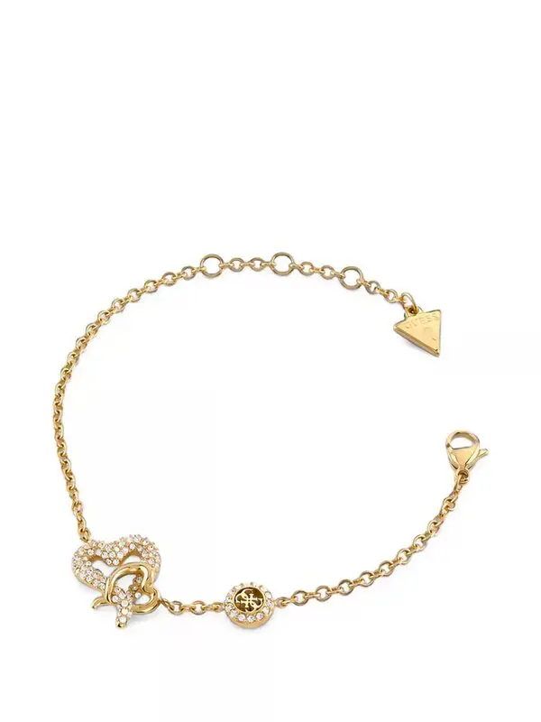 Guess Hearts Pavé-set Bracelet - Gold