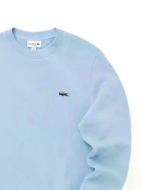 Lacoste Landscape Logo-patch Sweater - Blue