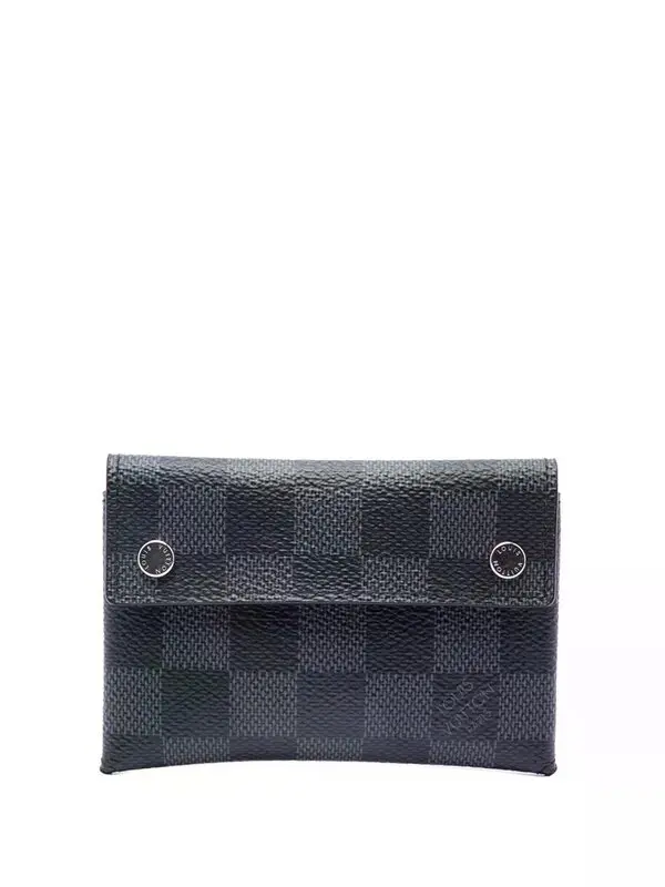 LOUIS VUITTON 2019 Damier Graphite Compact Modulable Wallet Small Wallets - Black