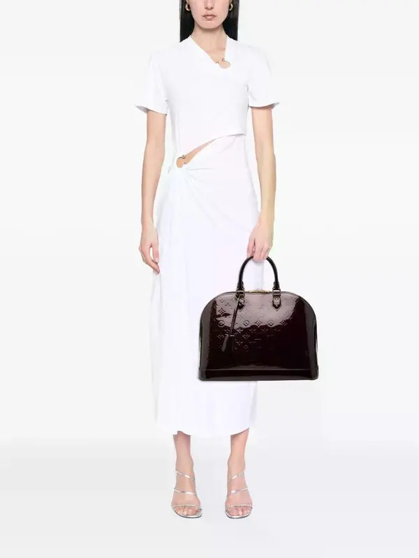 LOUIS VUITTON 2012 Monogram Vernis Alma Gm Handbag