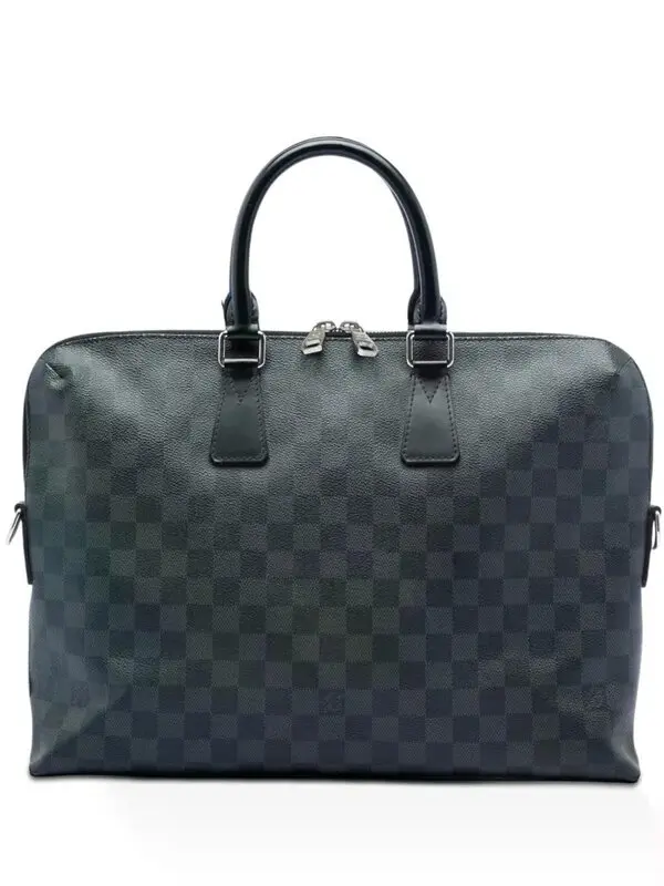 LOUIS VUITTON 2014 Damier Graphite Porte Documents Jour Business Bag