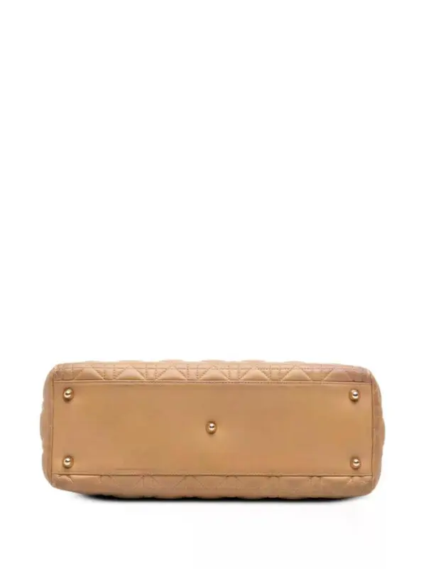 Dior 2010 Large Lambskin Cannage Lady Satchel