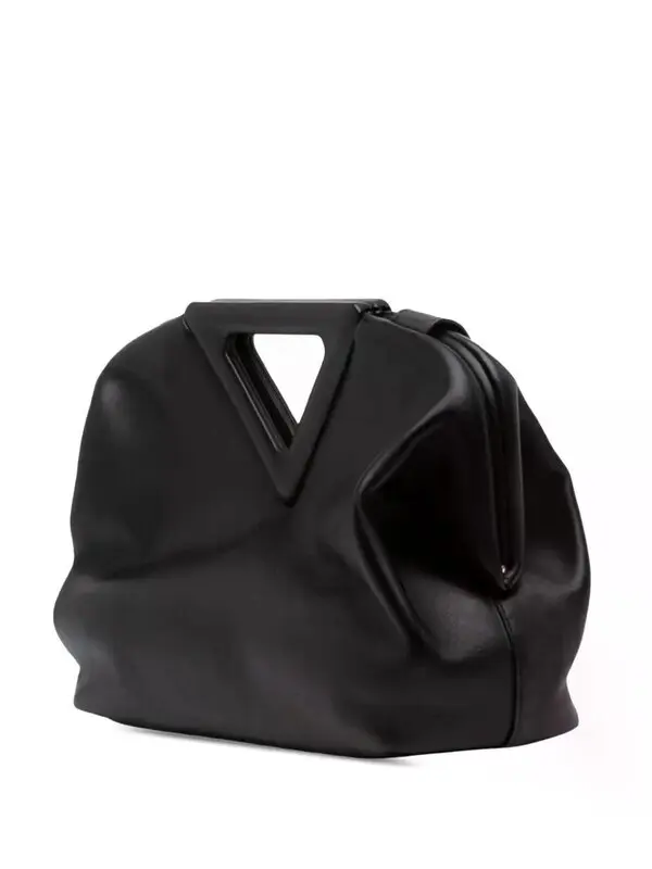 Bottega Veneta 2012-2026 Medium Leather The Point Triangle Satchel
