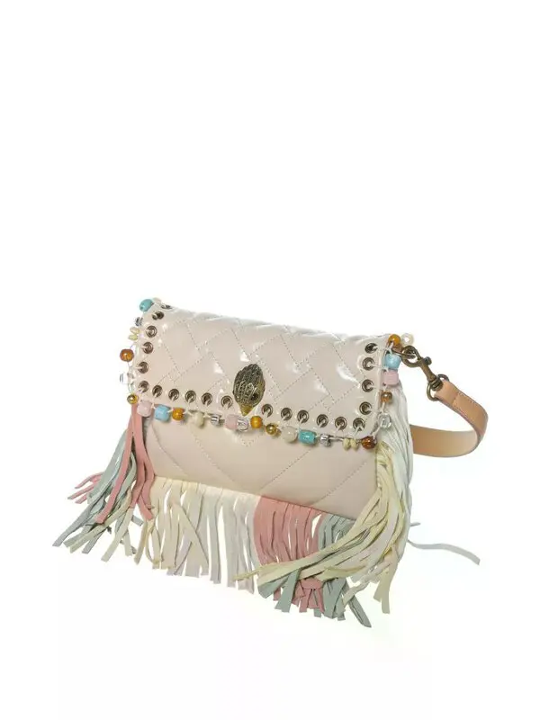 Kurt Geiger Oxford Fringed Shoulder Bag - Neutrals