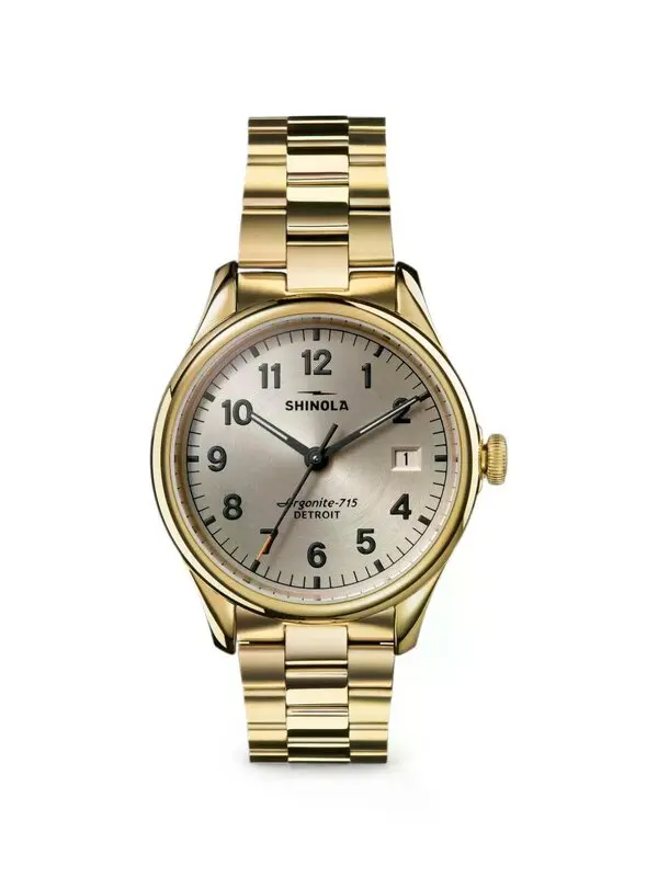 Shinola Vinton 38mm Watch - Gold