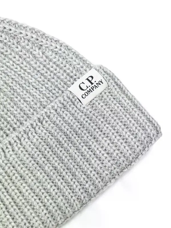 C.P. COMPANY Ribbed-knit Beanie Hat