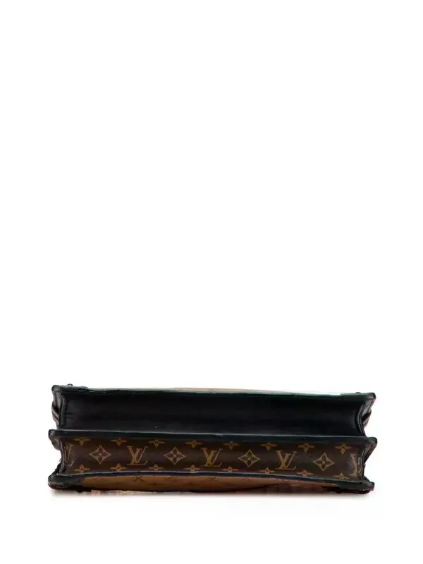 LOUIS VUITTON 2021-2025 Monogram Reverse Trunk Clutch Crossbody Bag