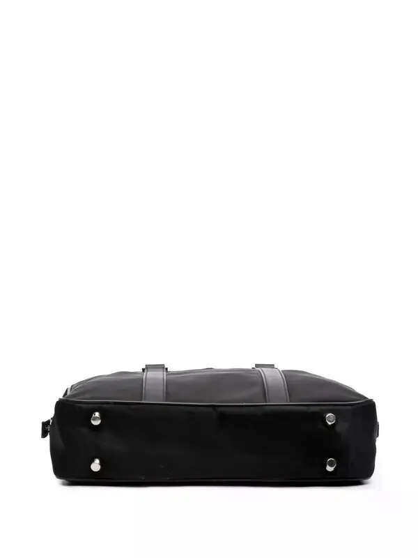 Prada 2013-2026 Saffiano Trimmed Tessuto Business Bag