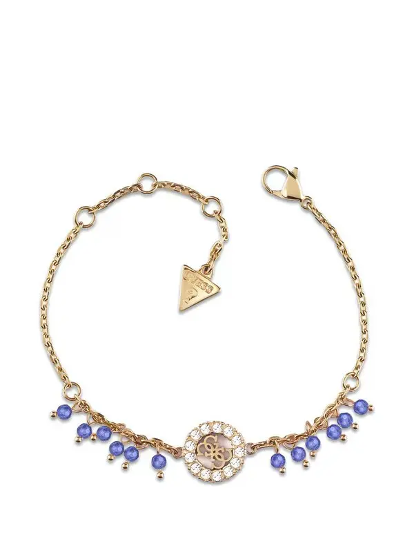 Guess 4g Bead-embellished Bracelet - Gold