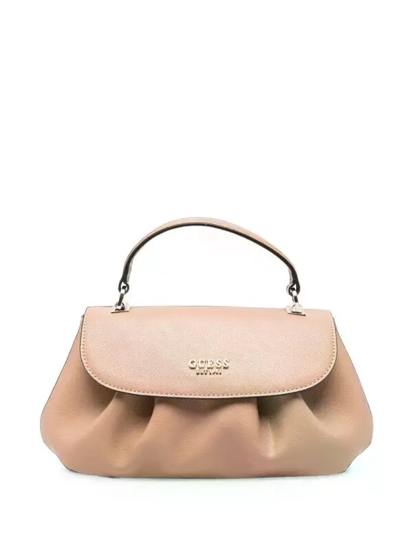 Guess Ruched Tote Bag - Neutrals
