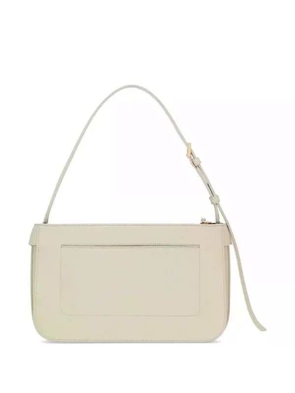 FERRAGAMO Mini Cara Bag In Smooth Calfskin Leather - Neutrals